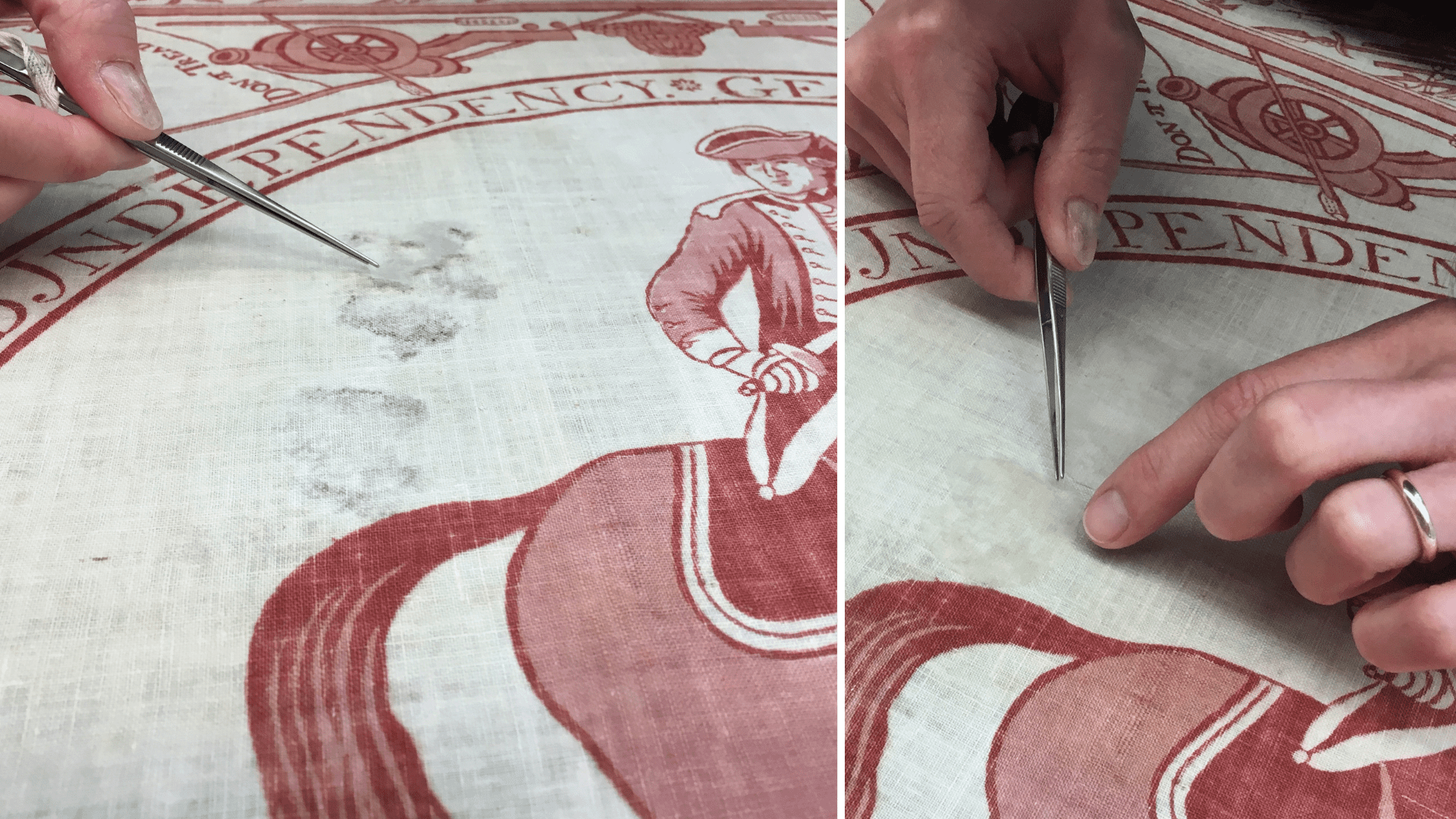 Masking a Stain - Winterthur Museum, Garden & Library